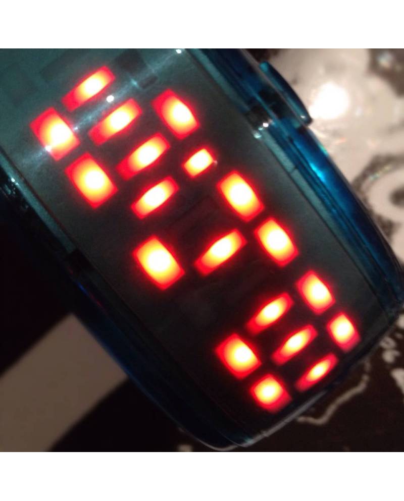 A Digital LED Watch Design: Various colors