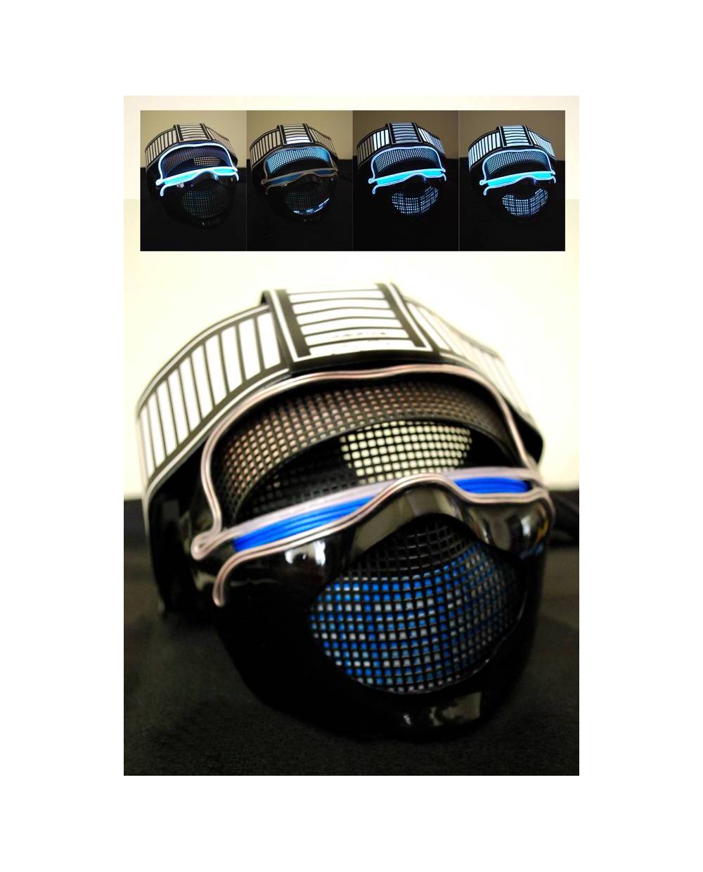 Casque Daft Punk, Casque Lumineux Animé Pour DJ