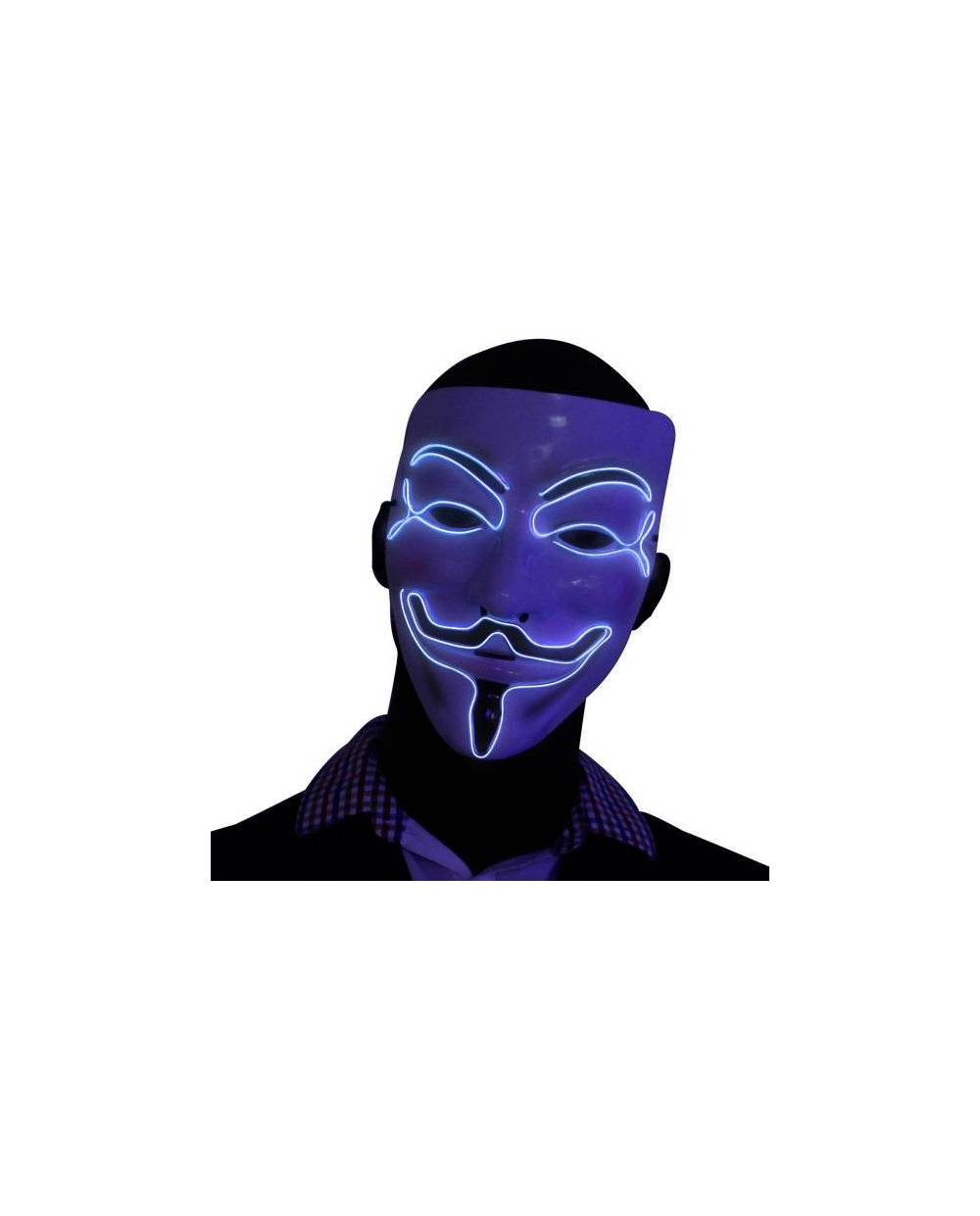 Masque Lumineux Guy Fawkes Anonymous